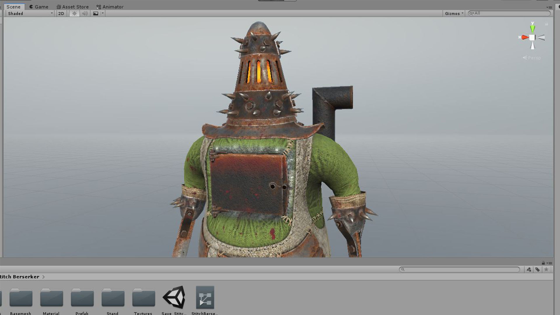 3D model Stitch Berserker VR / AR / low-poly rigged animated | CGTrader