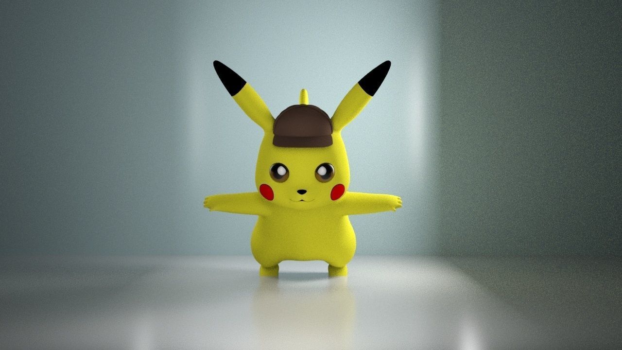DETECTIVE PIKACHU 3d 3D model animated | CGTrader