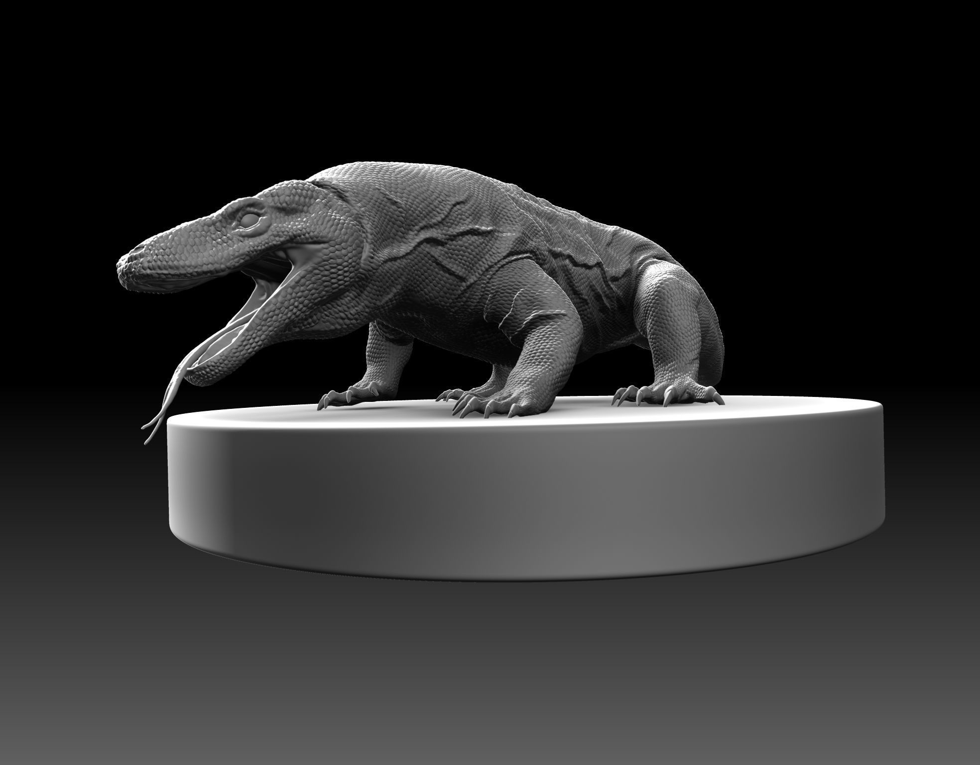 The Komodo dragon 3D model | CGTrader