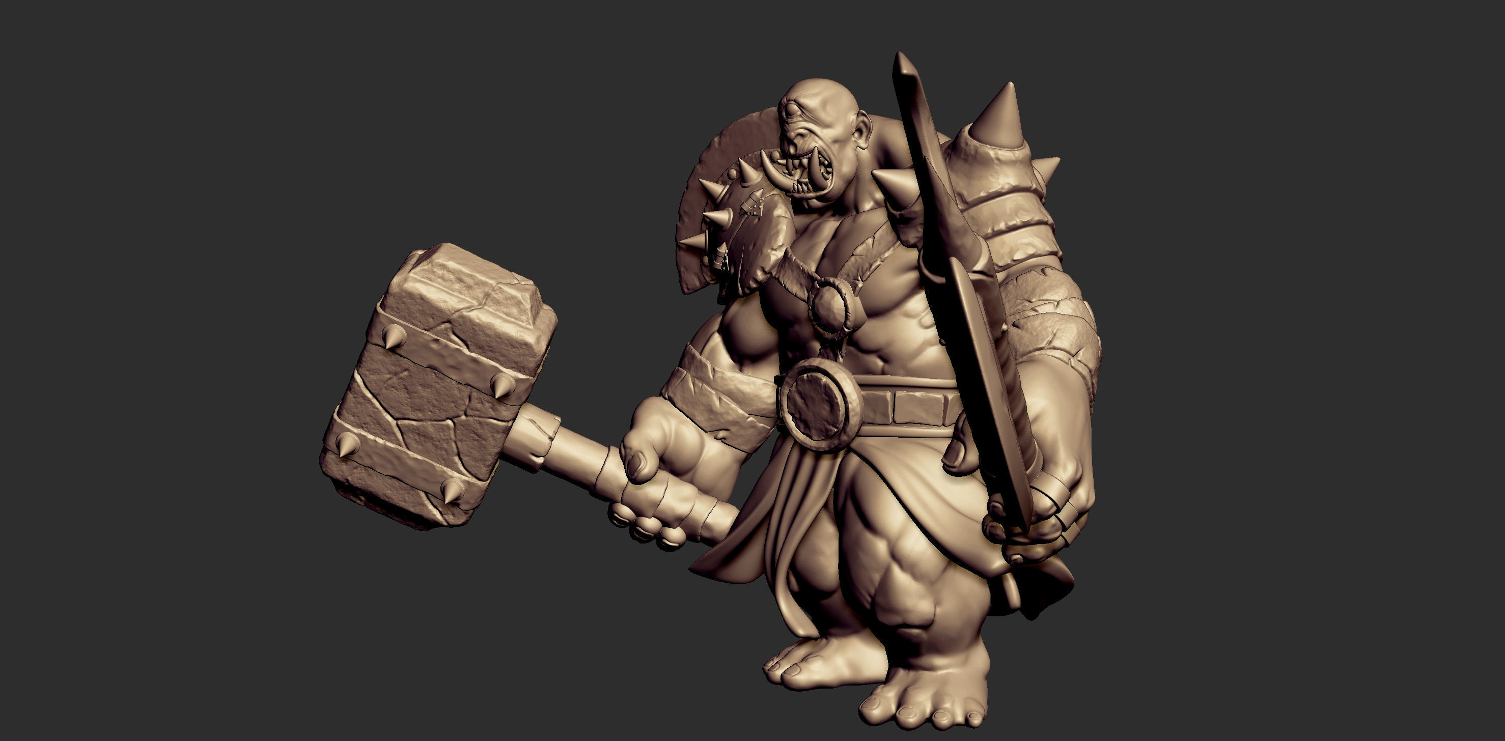 Ogre Cyclops free 3D model 3D printable | CGTrader