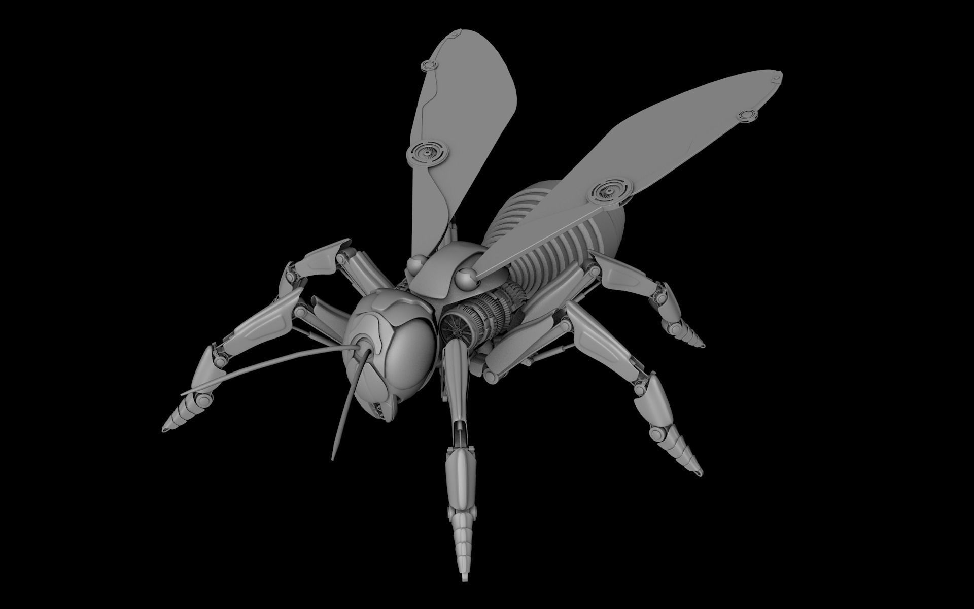 Robot insects pack 3D model 3D printable | CGTrader