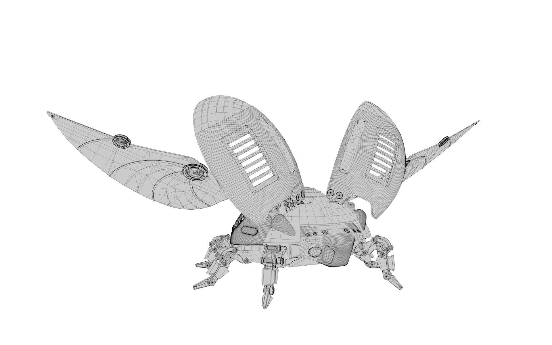 Robot insects pack 3D model 3D printable | CGTrader