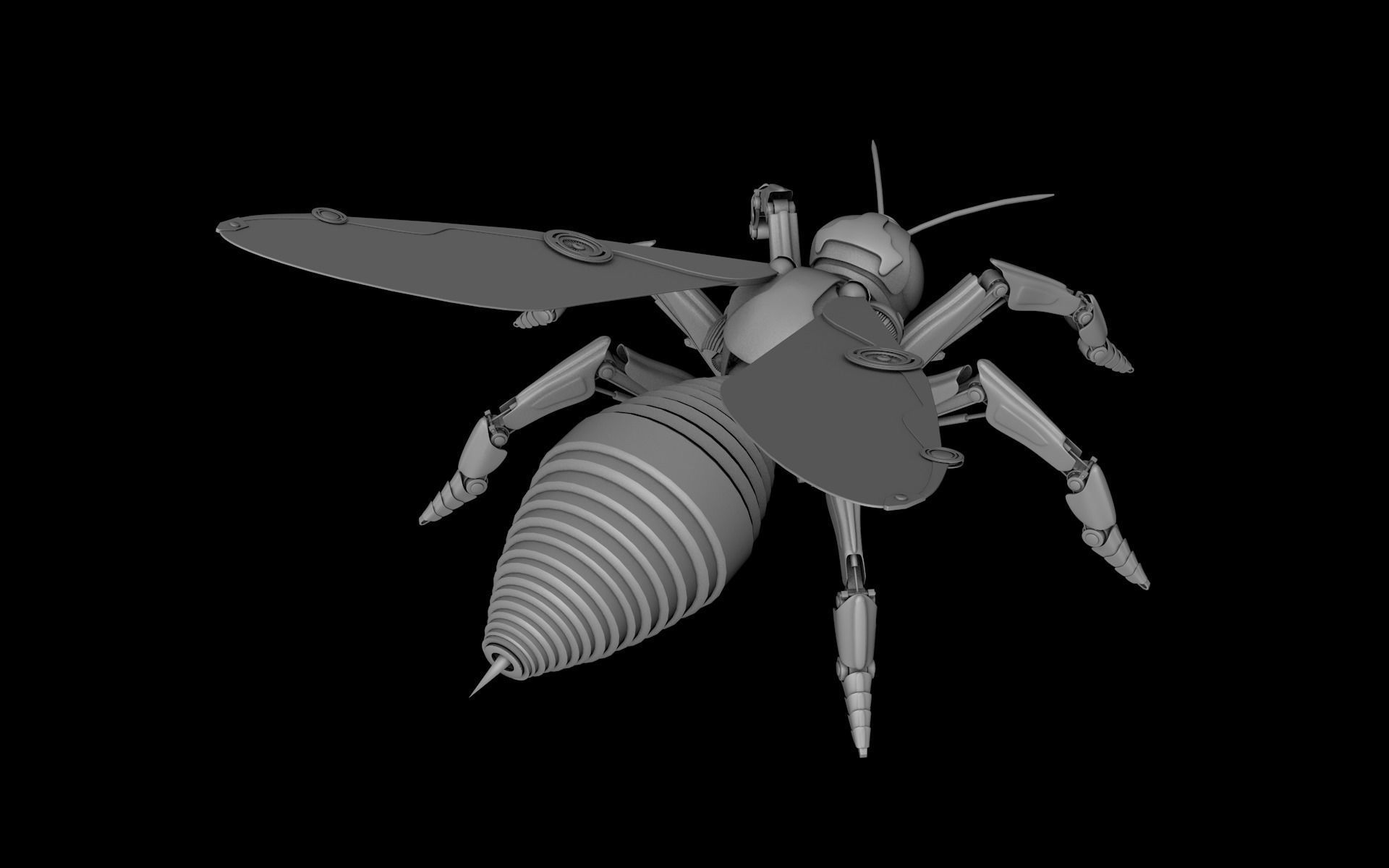 Robot insects pack 3D model 3D printable | CGTrader