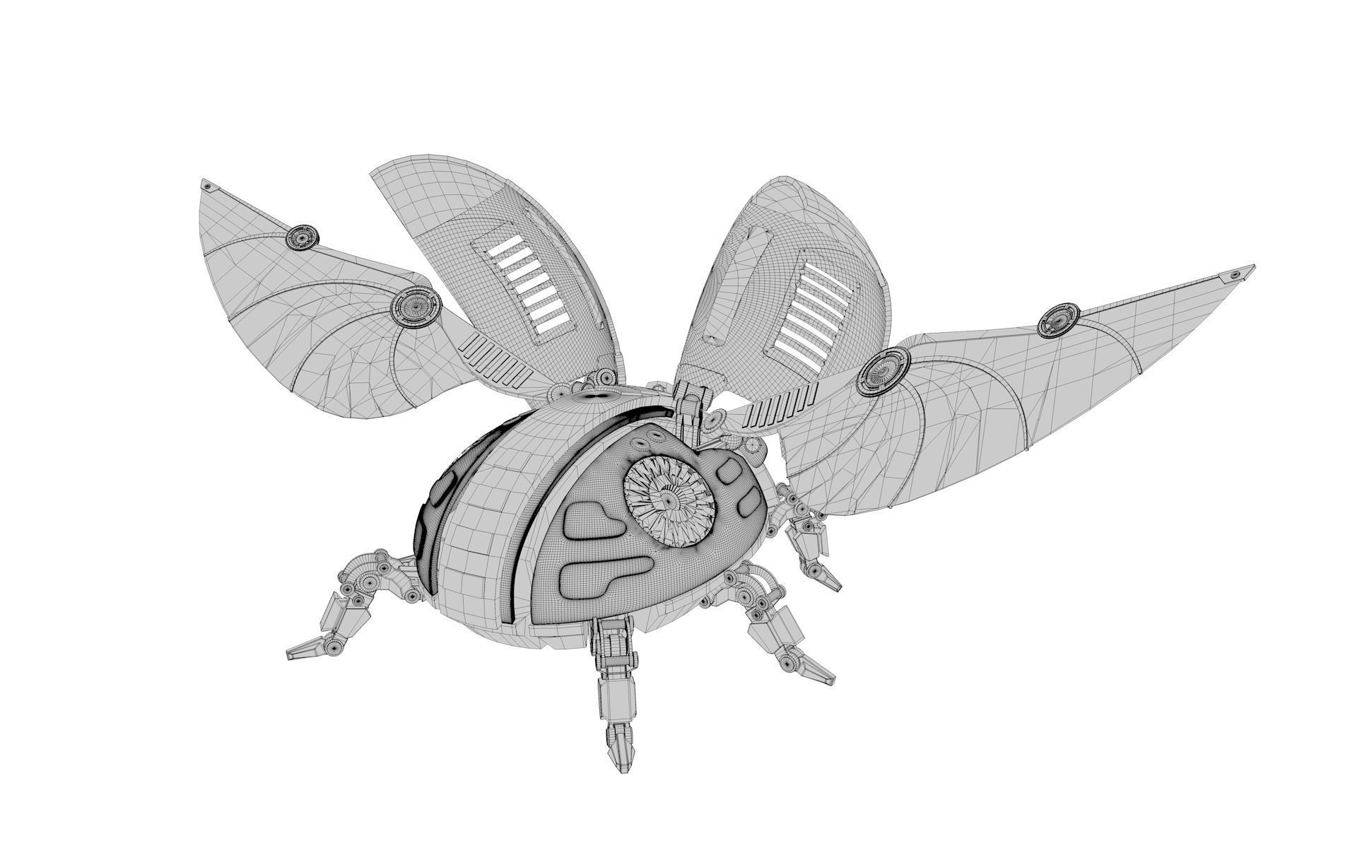 Robot insects pack 3D model 3D printable | CGTrader