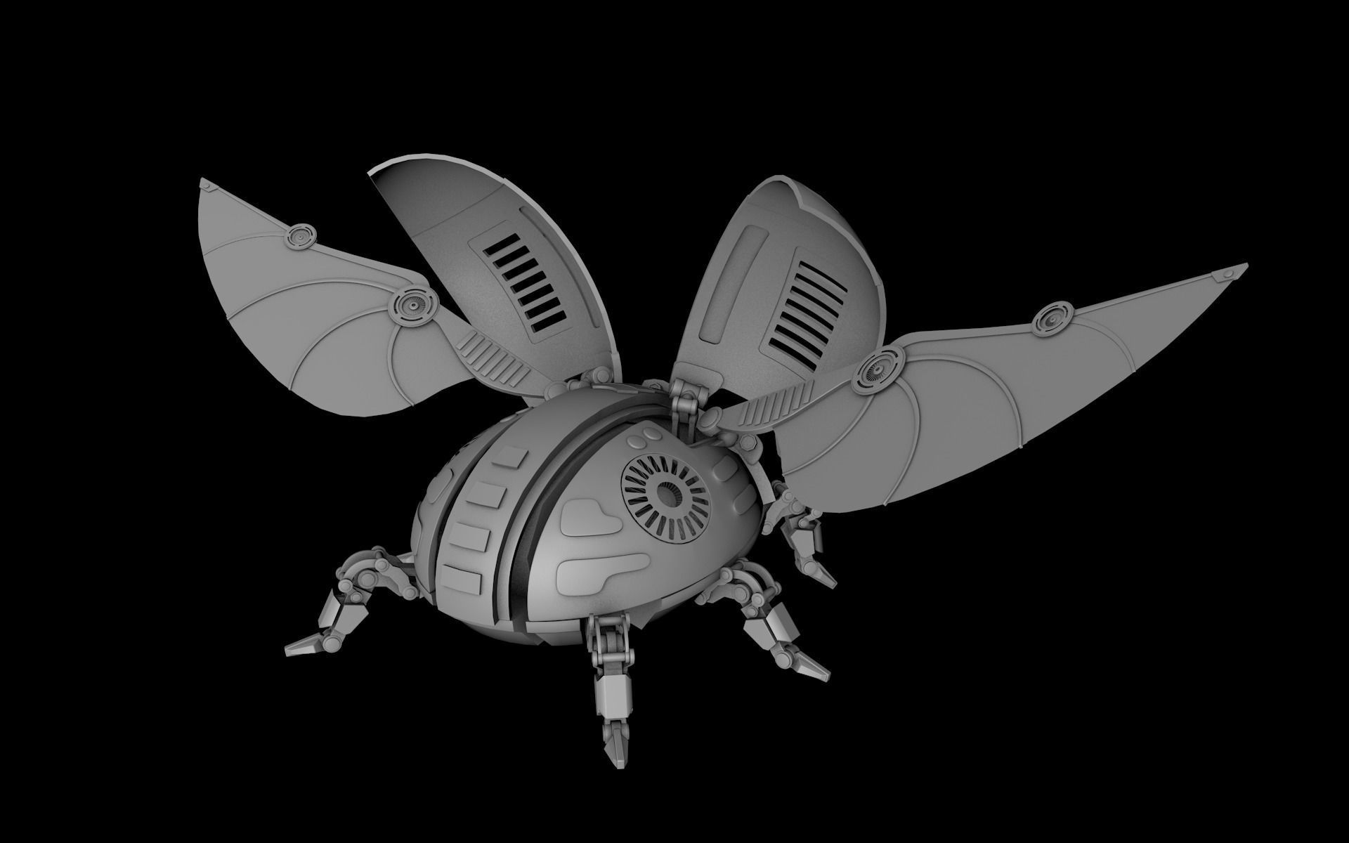 Robot insects pack 3D model 3D printable | CGTrader