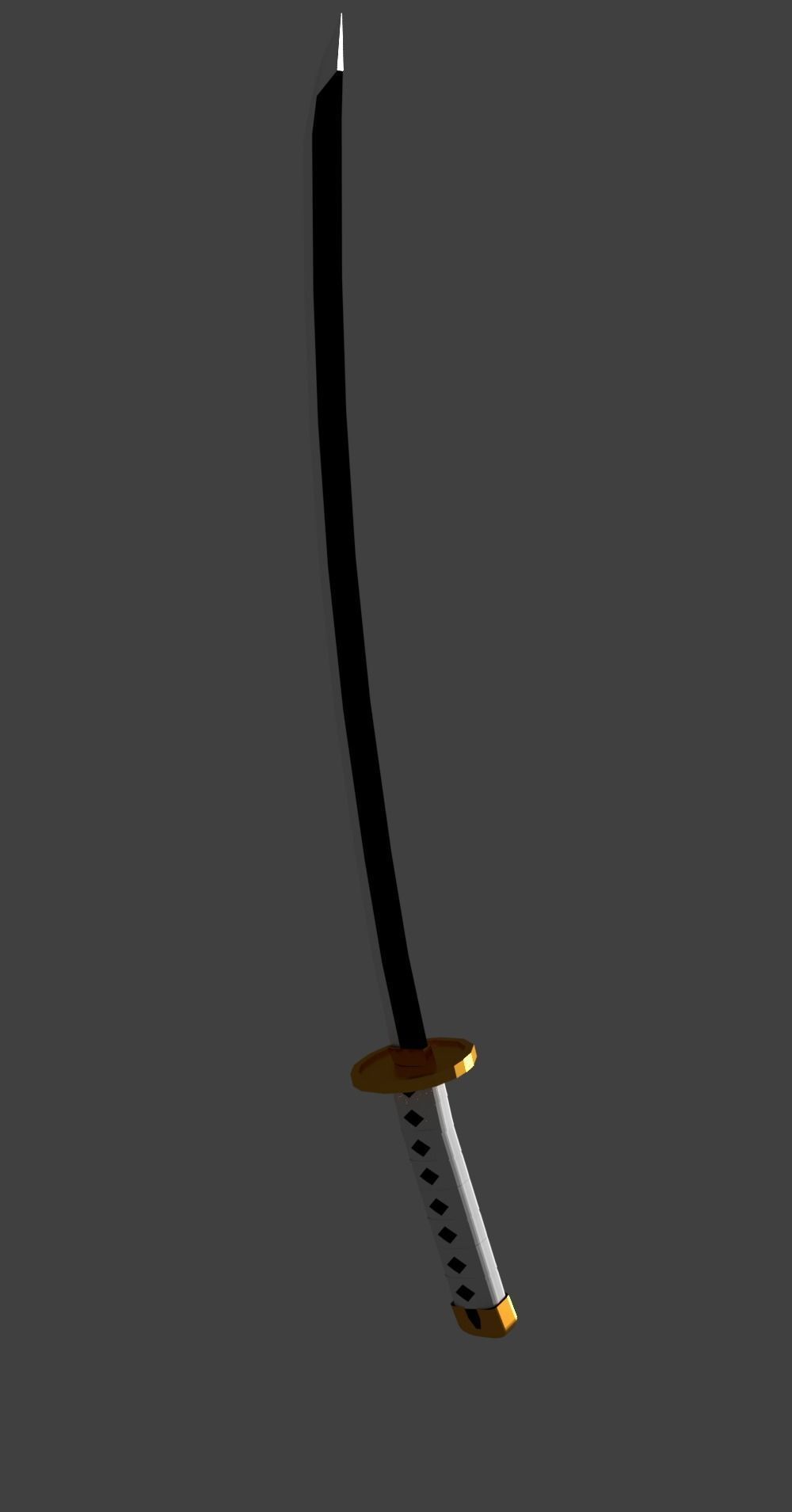 Roronoa Zoros Wado Ichimonji One Piece 3D model | CGTrader