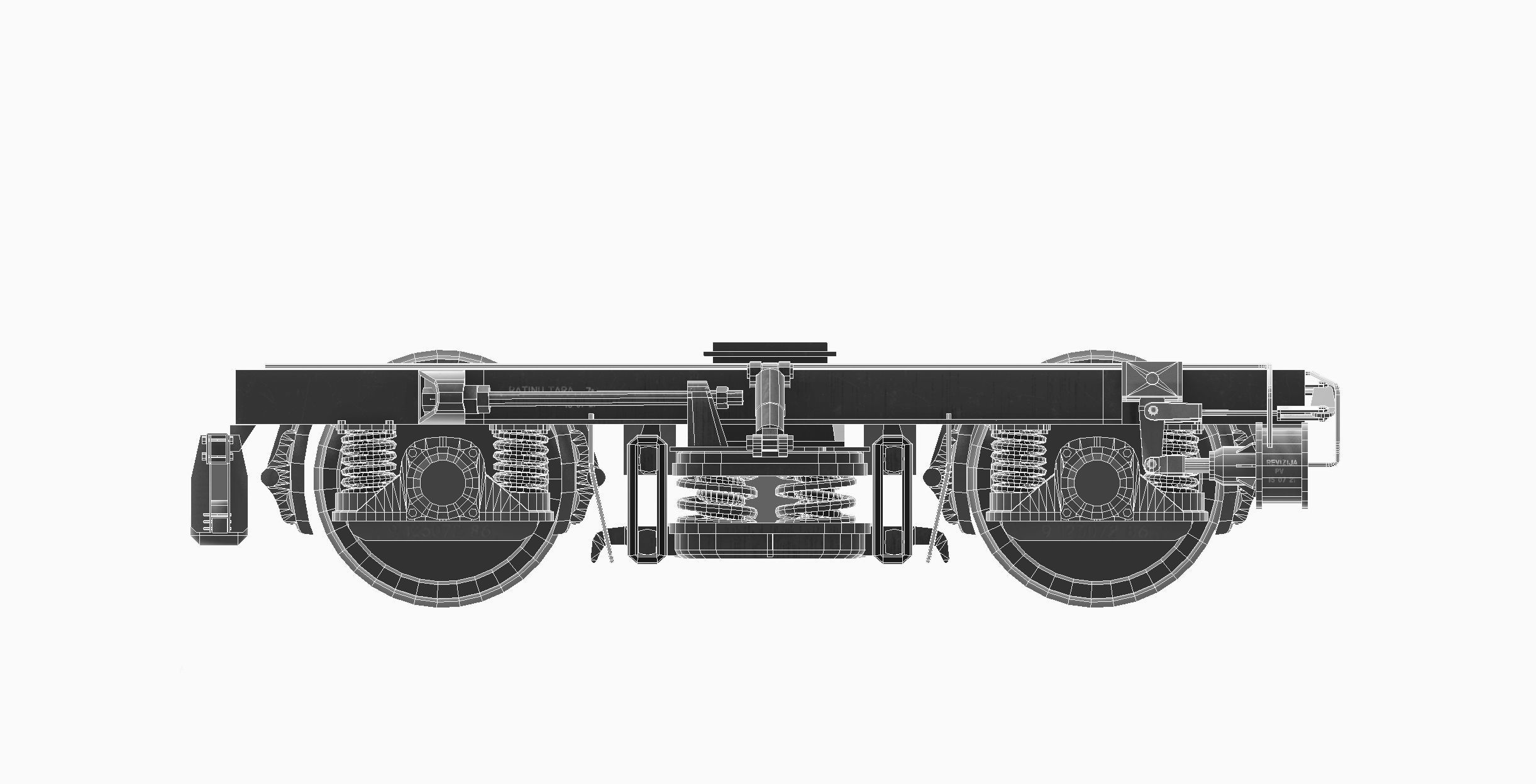 3D model ER2 Passenger Wagon Bogey VR / AR / low-poly | CGTrader
