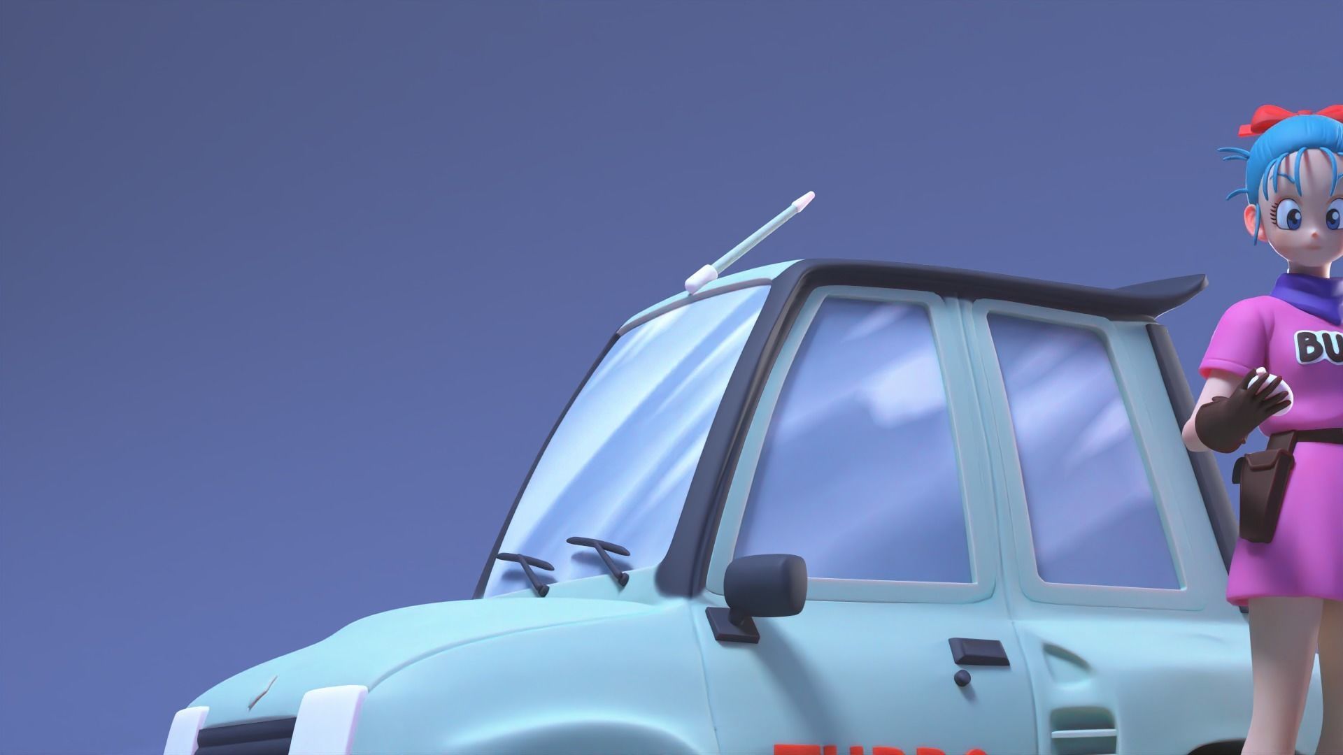 Bulma - Pilaf Saga - Episode 01 - Dragon Ball 3D print model 3D model ...