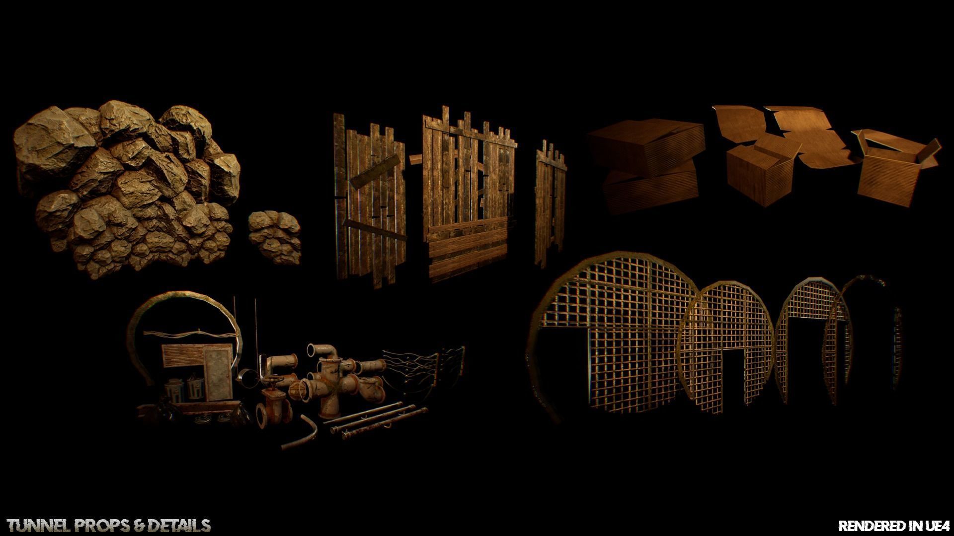 3D model Horror Sewer Environment VR / AR / low-poly | CGTrader