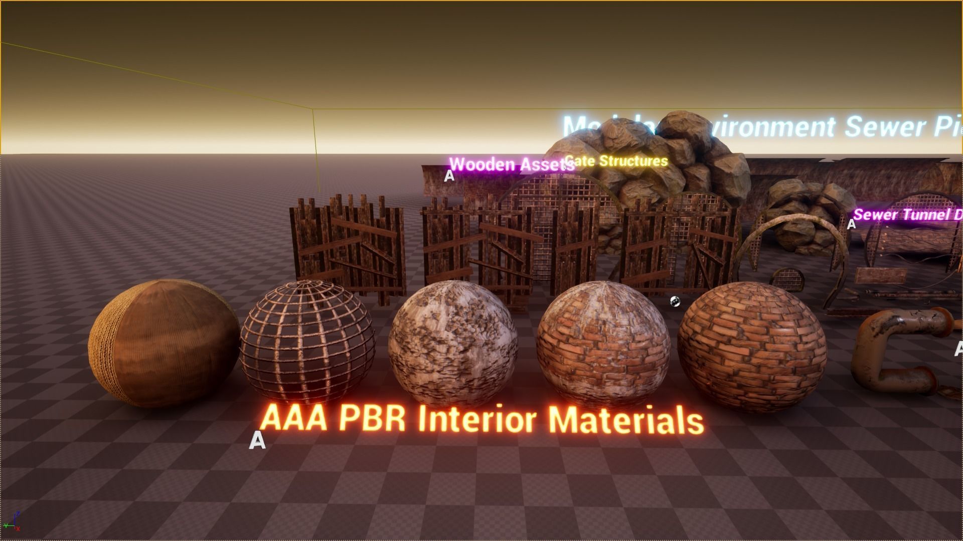 3D model Horror Sewer Environment VR / AR / low-poly | CGTrader