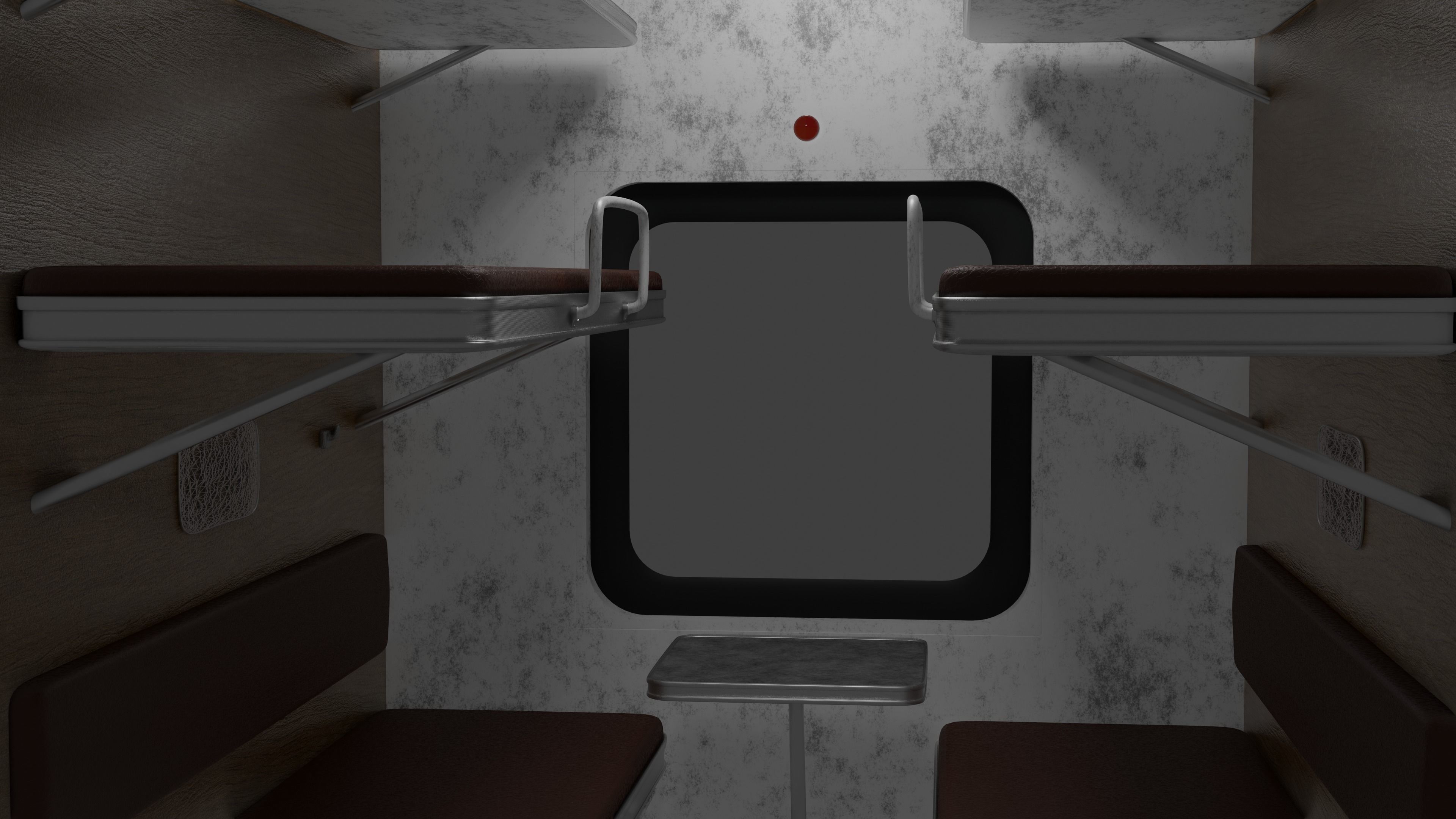 Russian train coupe free 3D model | CGTrader