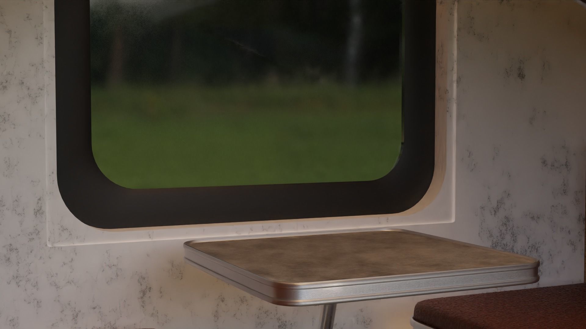 Russian train coupe free 3D model | CGTrader