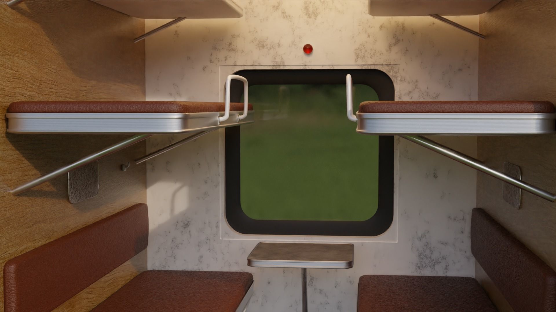 Russian train coupe free 3D model | CGTrader