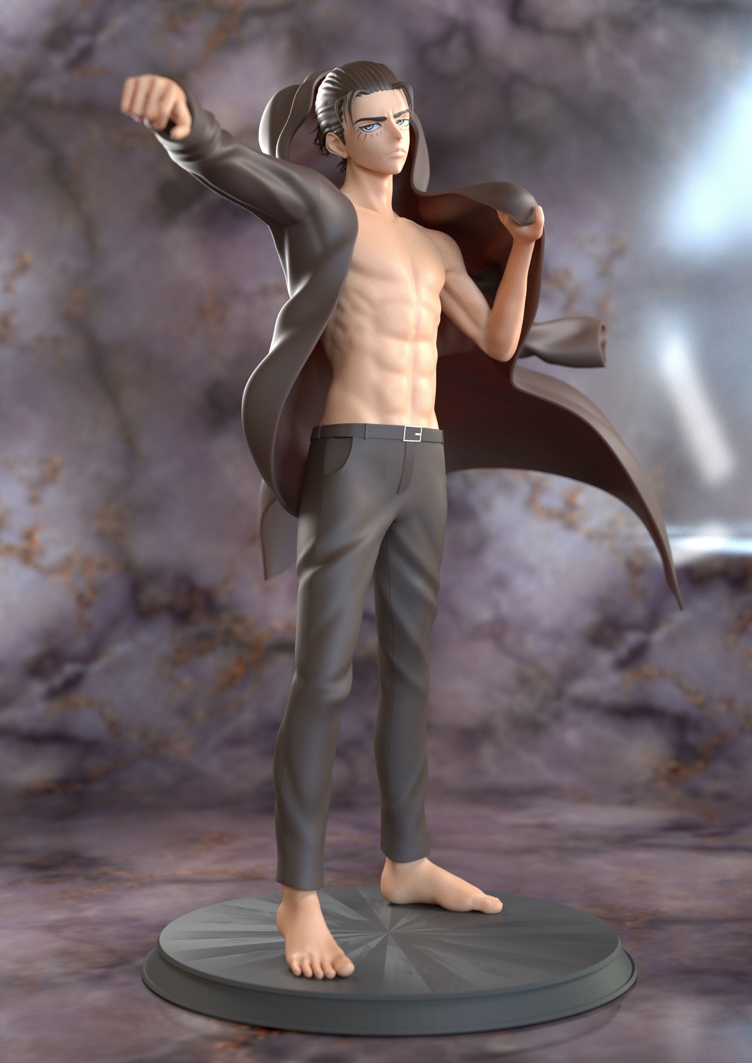 Eren Yeager - Attack on Titan FanArt 3D model 3D printable | CGTrader