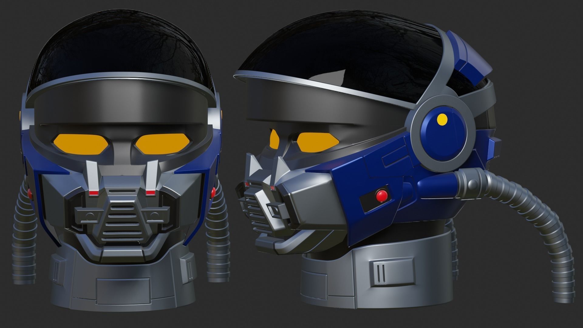 Solbrain Solbraver 3d Helmet 3D model 3D printable | CGTrader