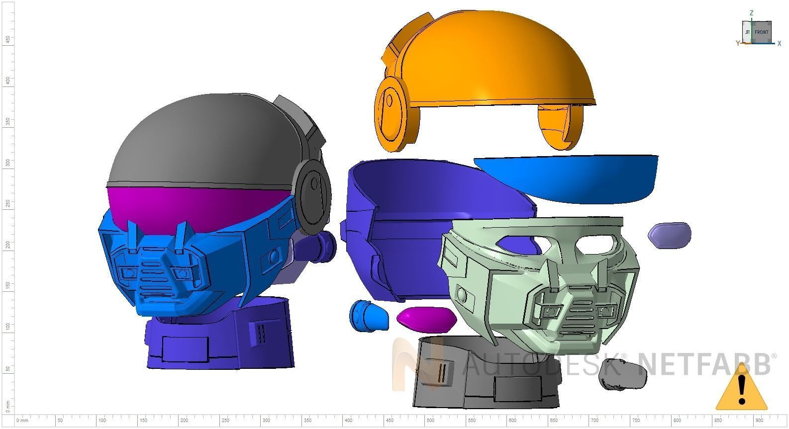 Solbrain Solbraver 3d Helmet 3D model 3D printable | CGTrader