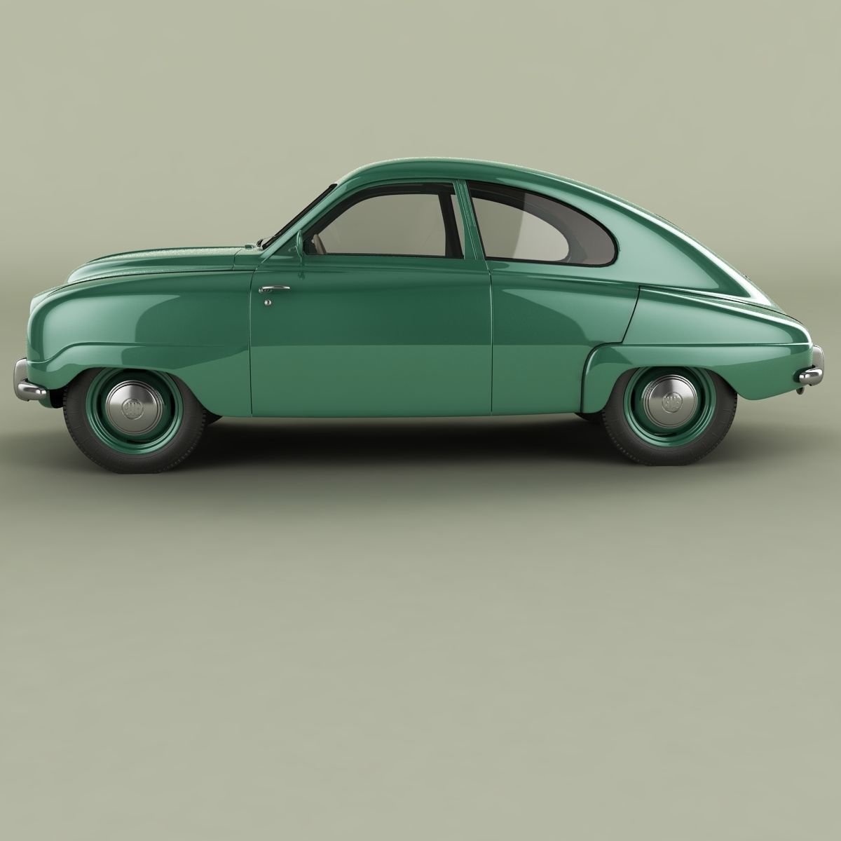SAAB 92 3D model | CGTrader