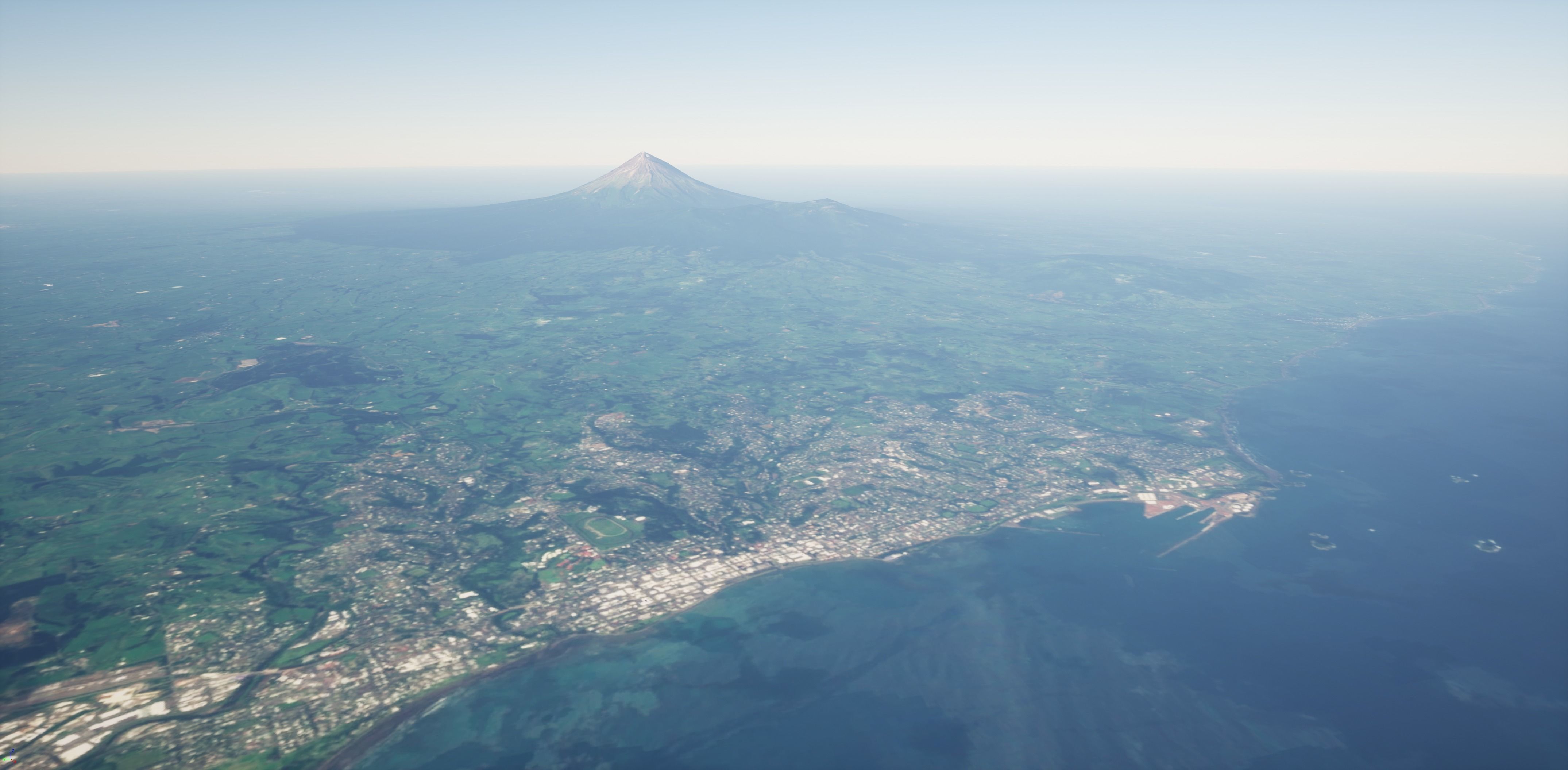 3D Mount Taranaki New Zealand landscape model 3D model | CGTrader