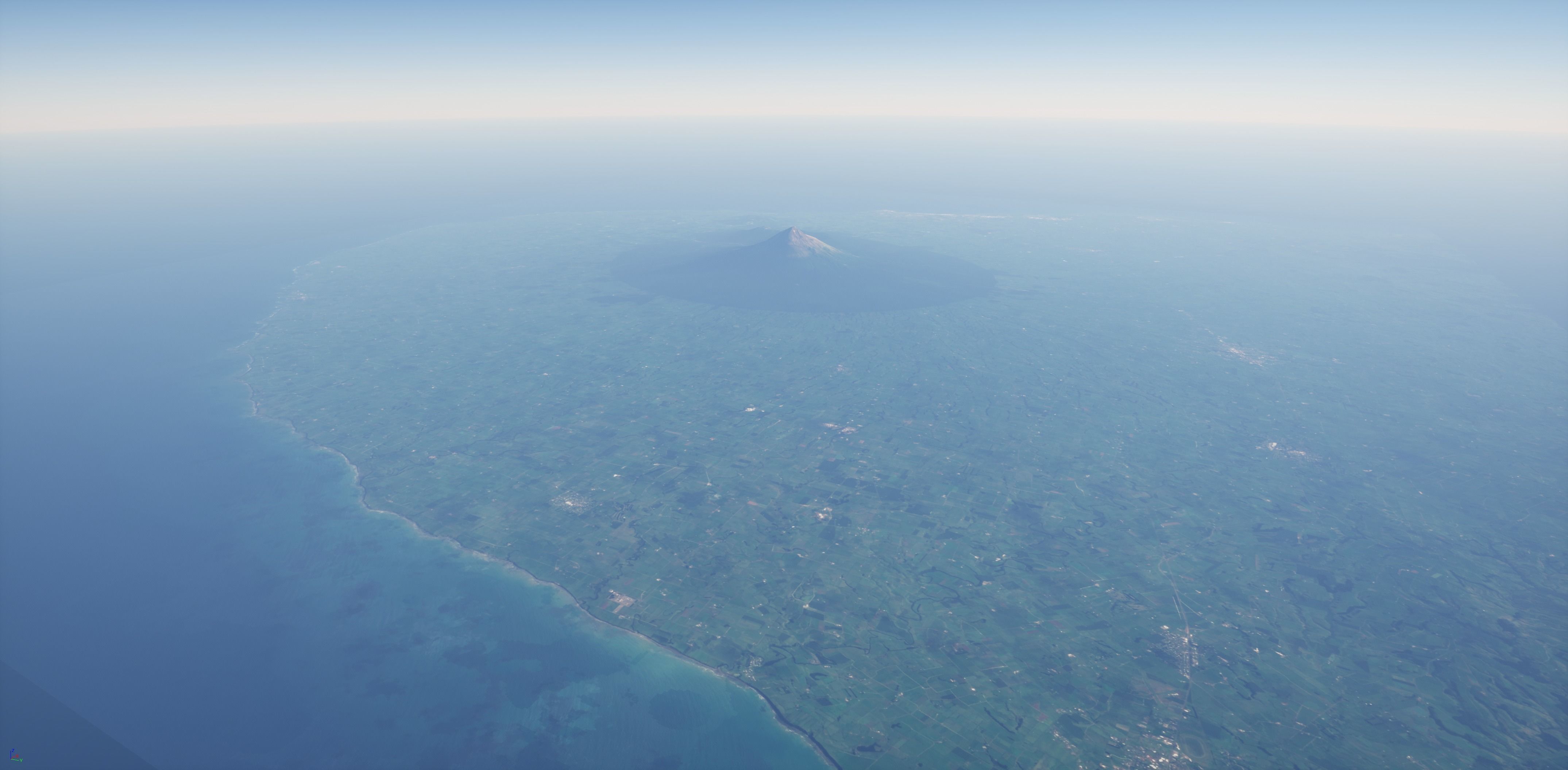 3D Mount Taranaki New Zealand landscape model 3D model | CGTrader