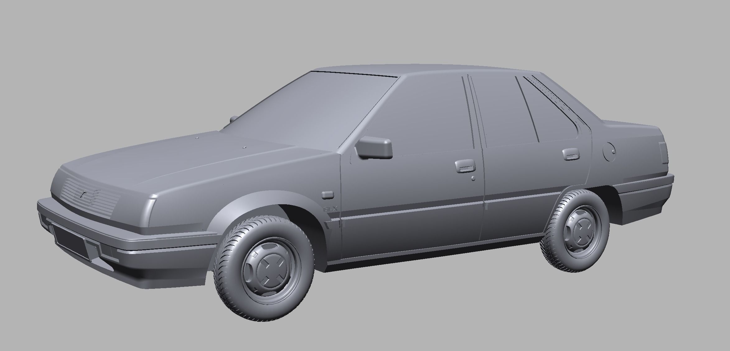 Mitsubishi Lancer C12 1988 3D model | CGTrader