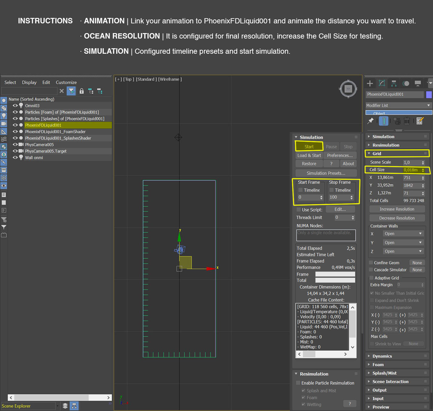 Ocean Animation Presets 3D model animated | CGTrader