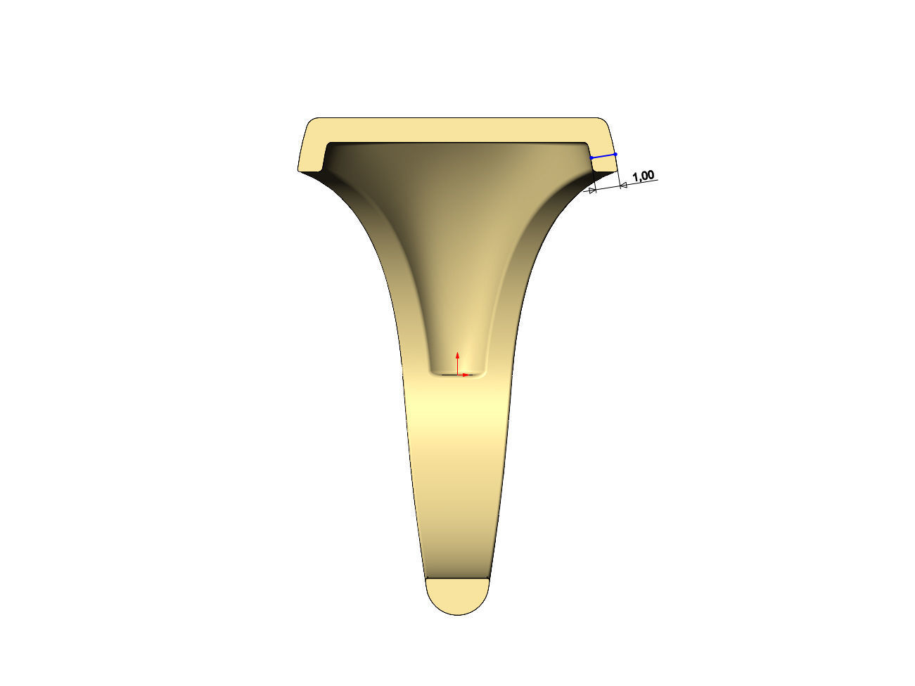 Small 12x10mm oval signet ring 3D model 3D printable | CGTrader