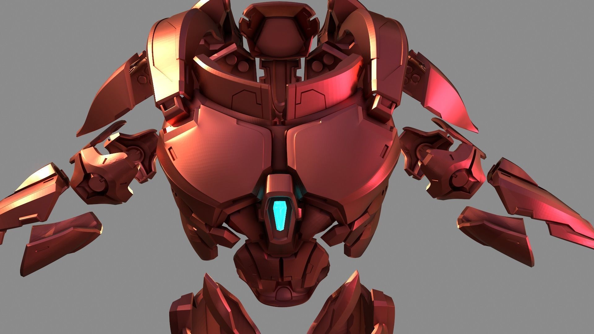 Halo 5 Guardians Hellcat Armor 3D model 3D printable | CGTrader