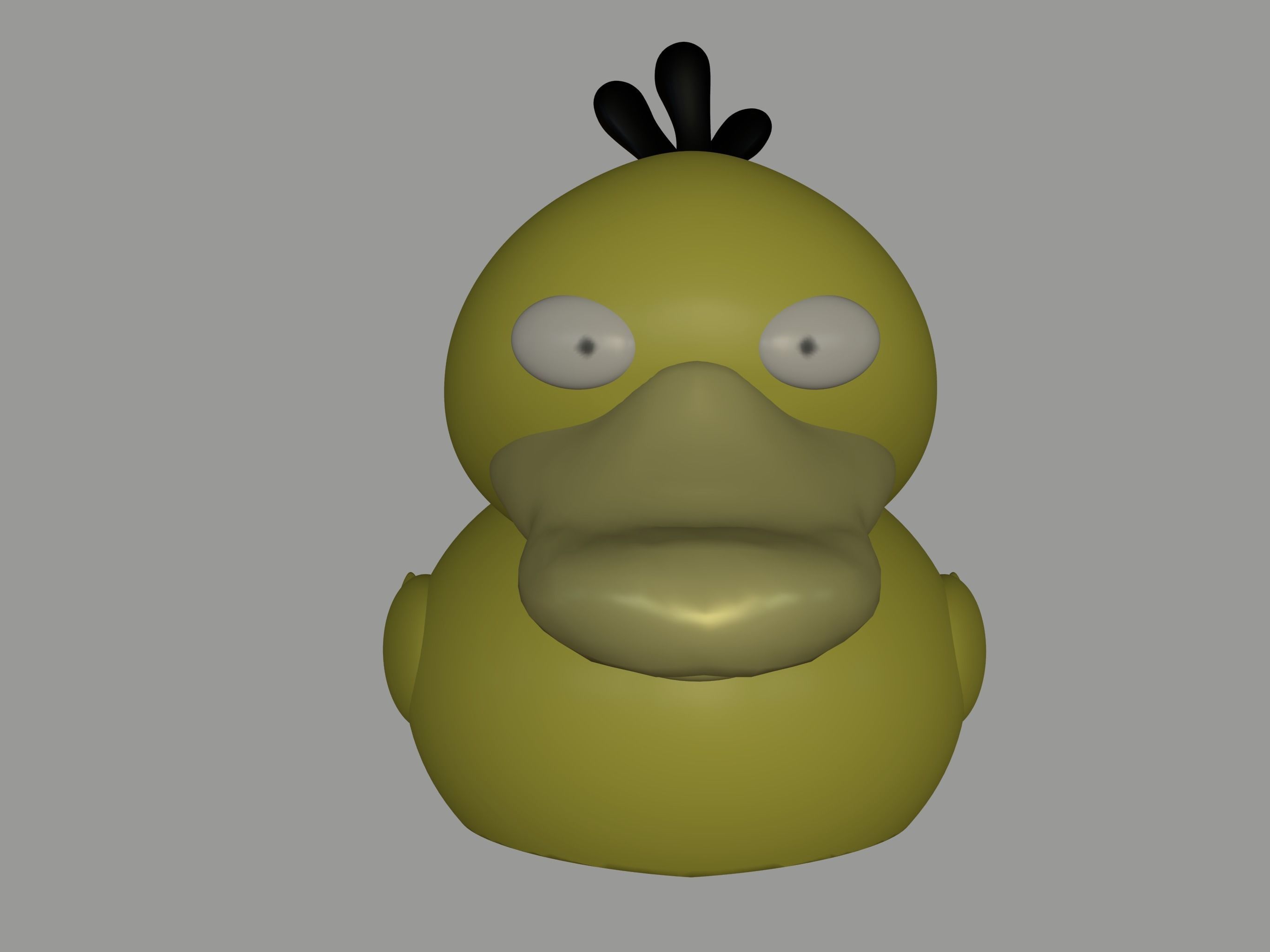 Psyduck Rubber Duck V1 free 3D model 3D printable | CGTrader
