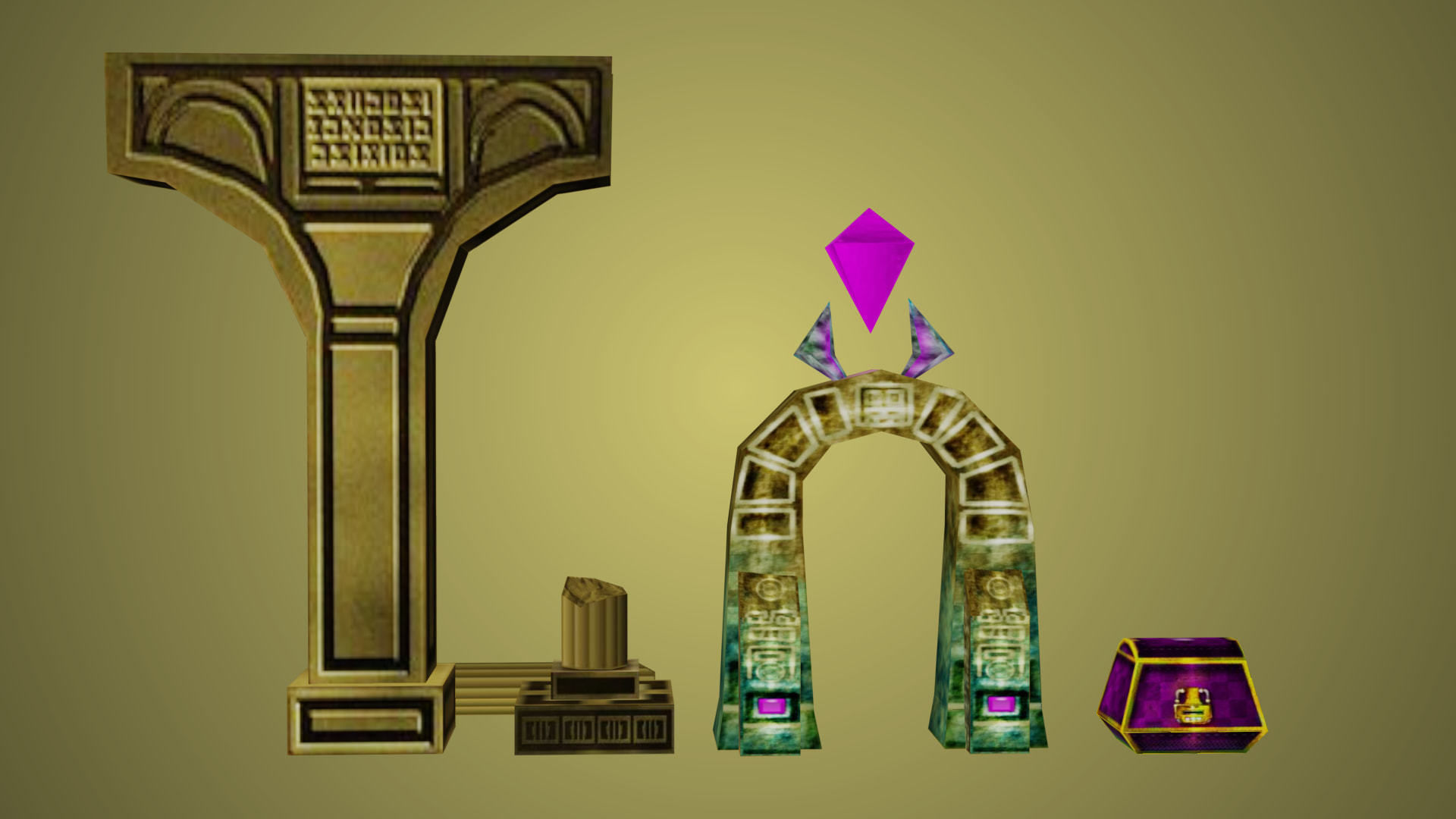 Retro Model Pack free VR / AR / low-poly 3D model | CGTrader