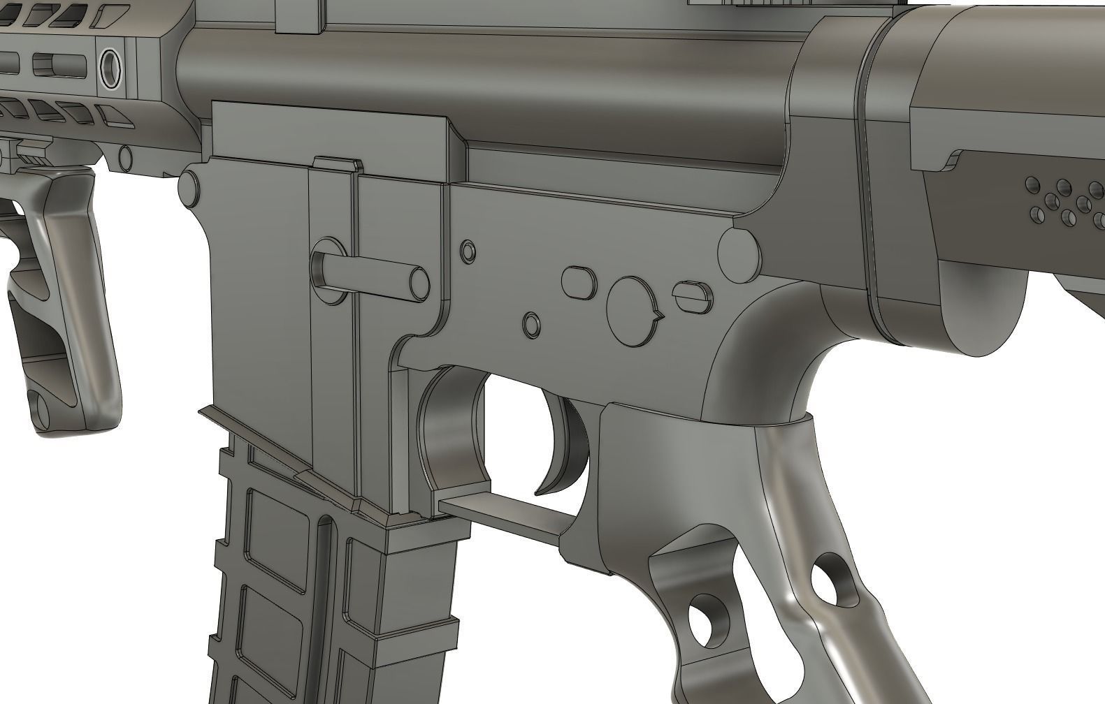 M4A1 model 3D model | CGTrader