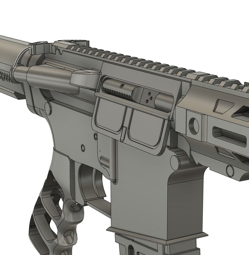 M4A1 model 3D model | CGTrader
