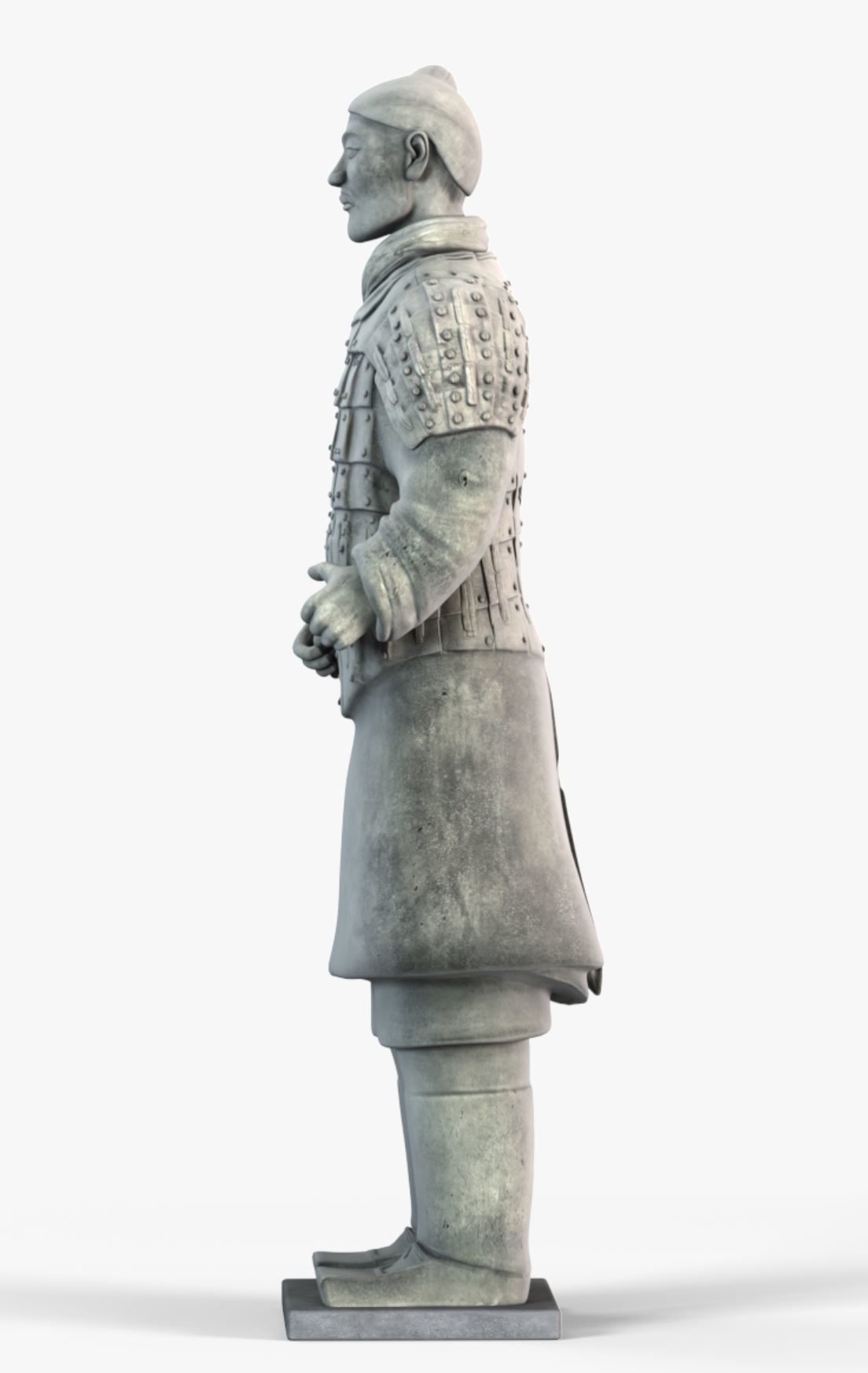 Terracotta Warriors-Armored Warrior 3D model | CGTrader