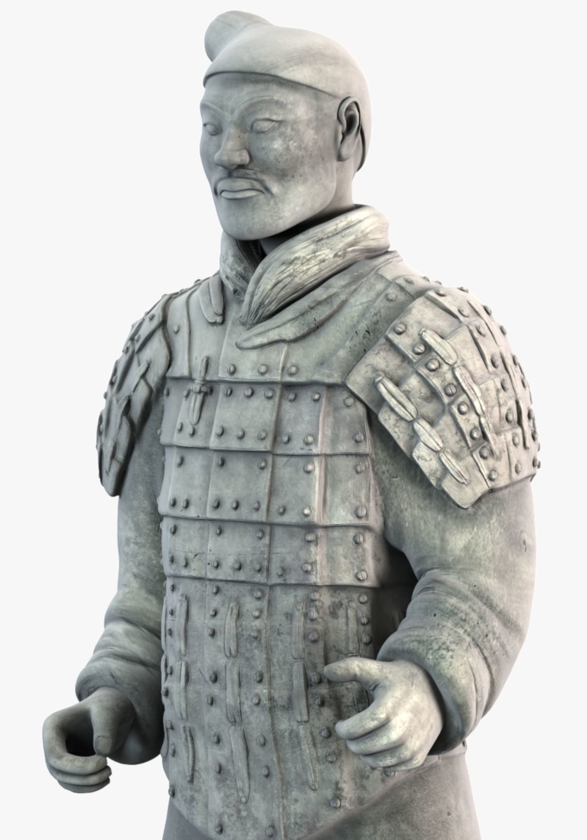 Terracotta Warriors-Armored Warrior 3D model | CGTrader