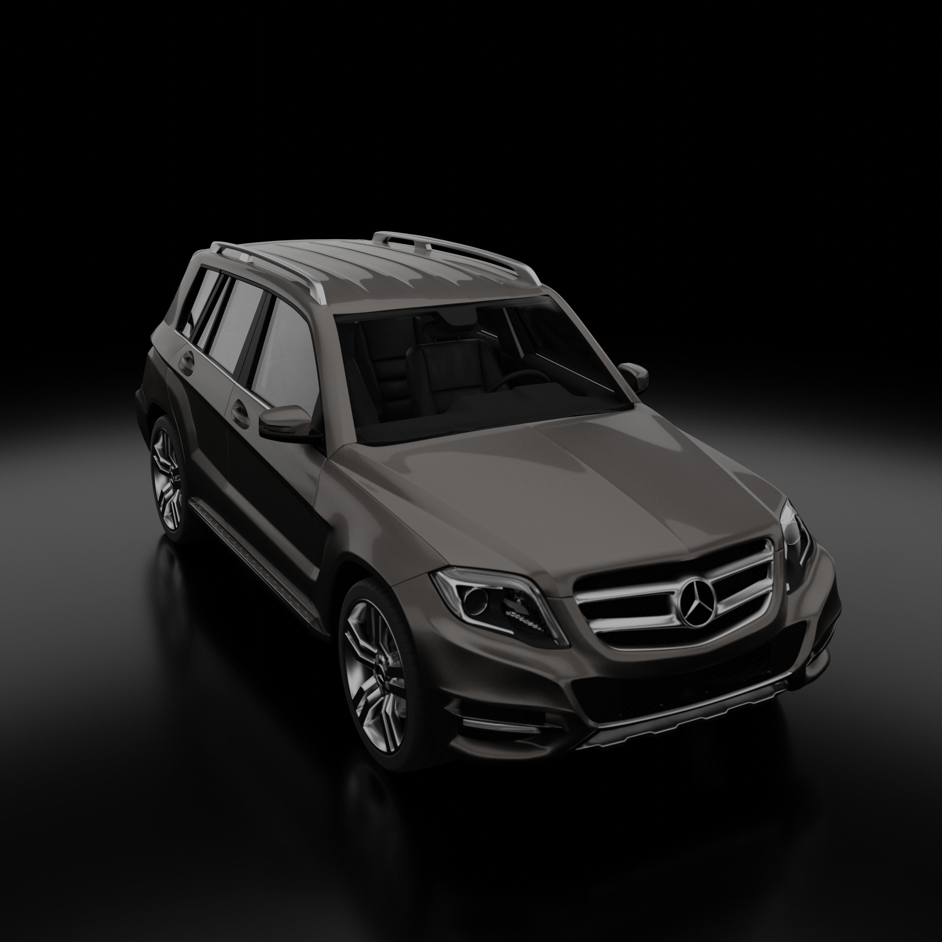 Mercedes-Benz GLK 350 SUV 2014 free 3D model | CGTrader