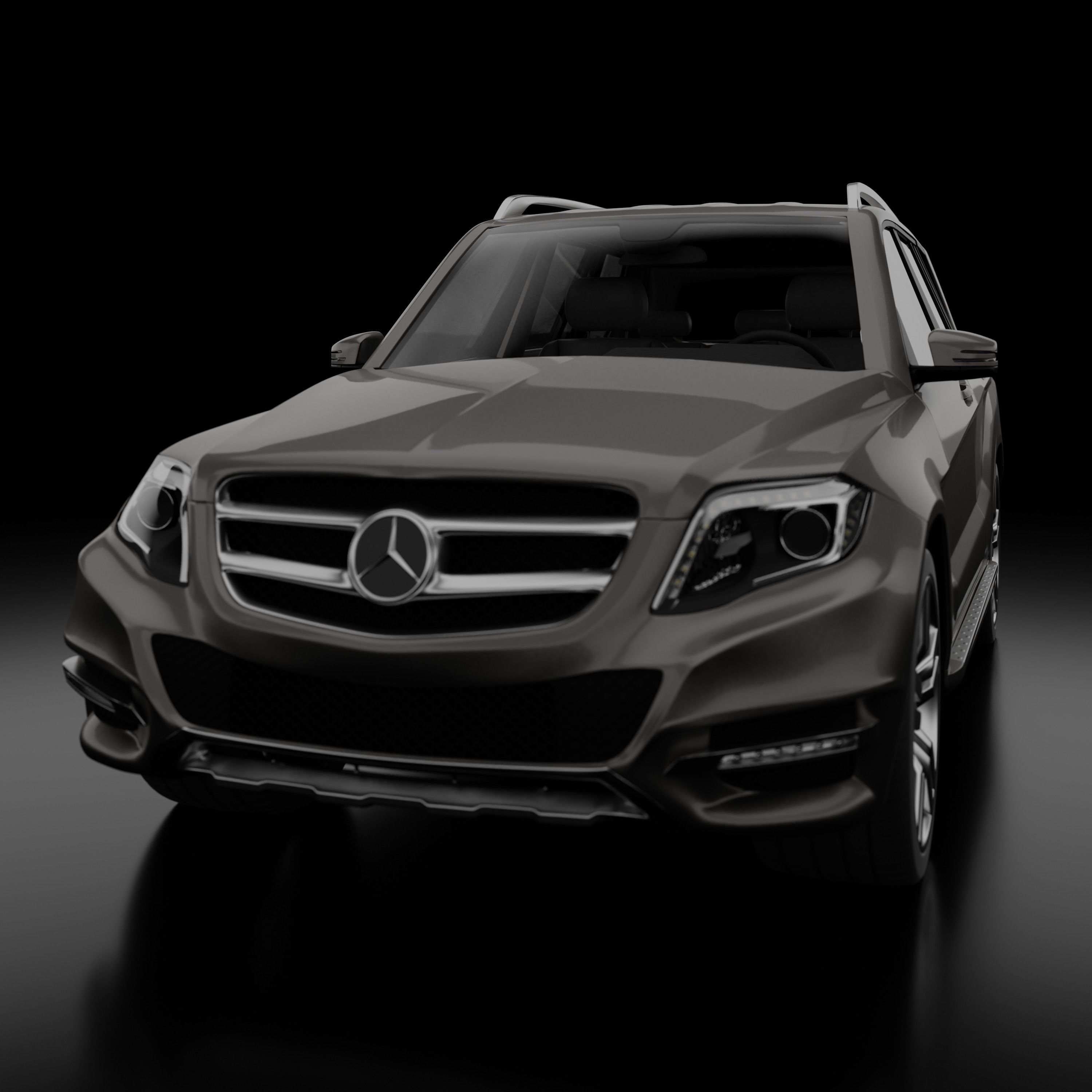 Mercedes-Benz GLK 350 SUV 2014 free 3D model | CGTrader
