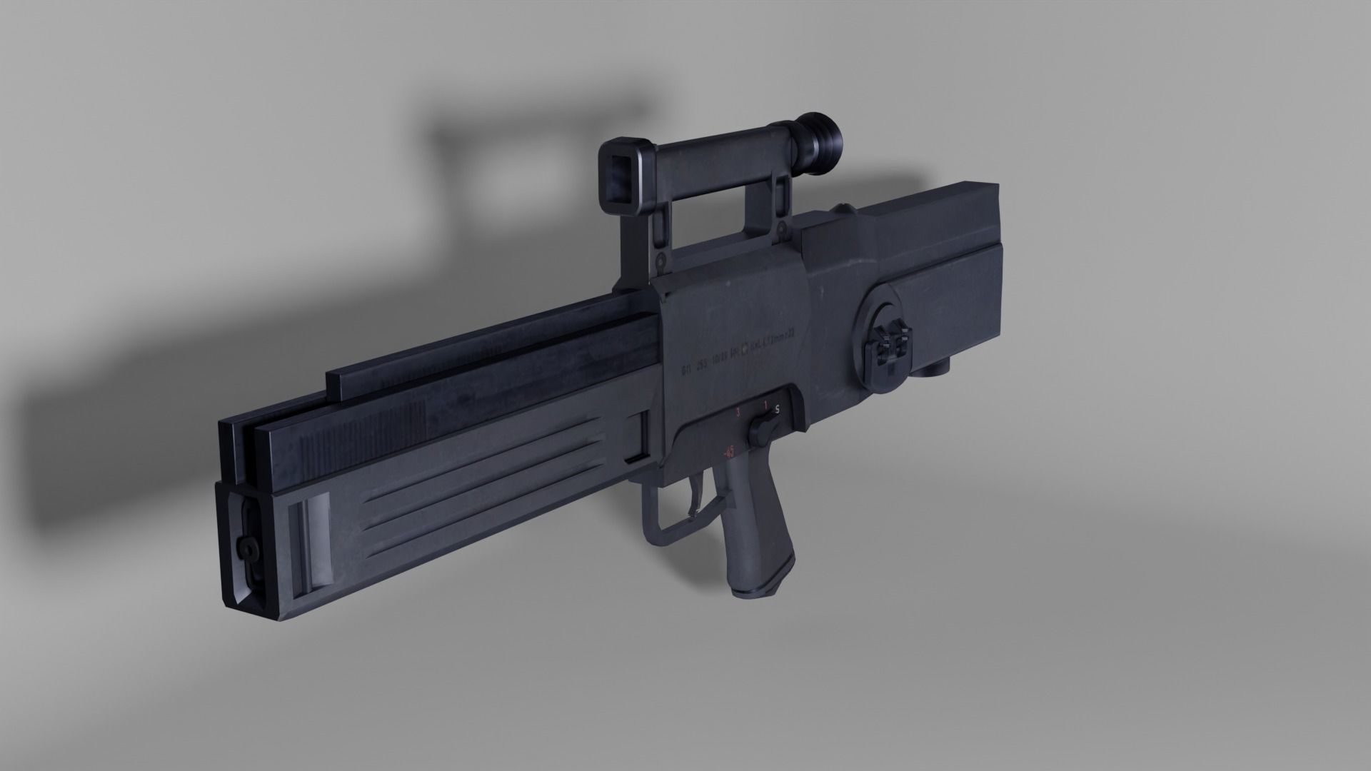 Heckler Koch G11 Prototype Assault Rifle free VR / AR / low-poly 3D ...