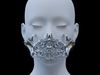 Chrome mask 01 3D model | CGTrader