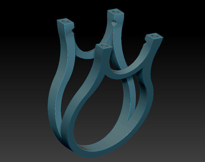 3D ring model - Original jewelry design 3D model 3D printable | CGTrader