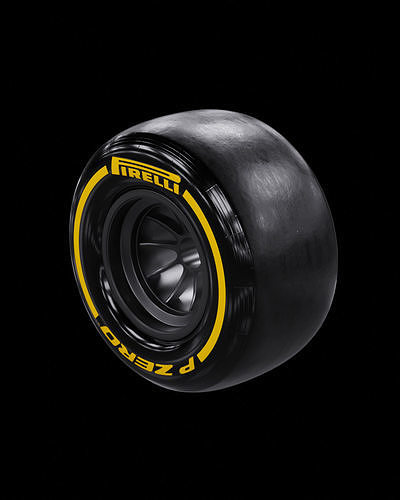 F1 Pirelli P Zero Tyres 3D model | CGTrader