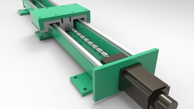 Ball Screw Unit 3D model | CGTrader
