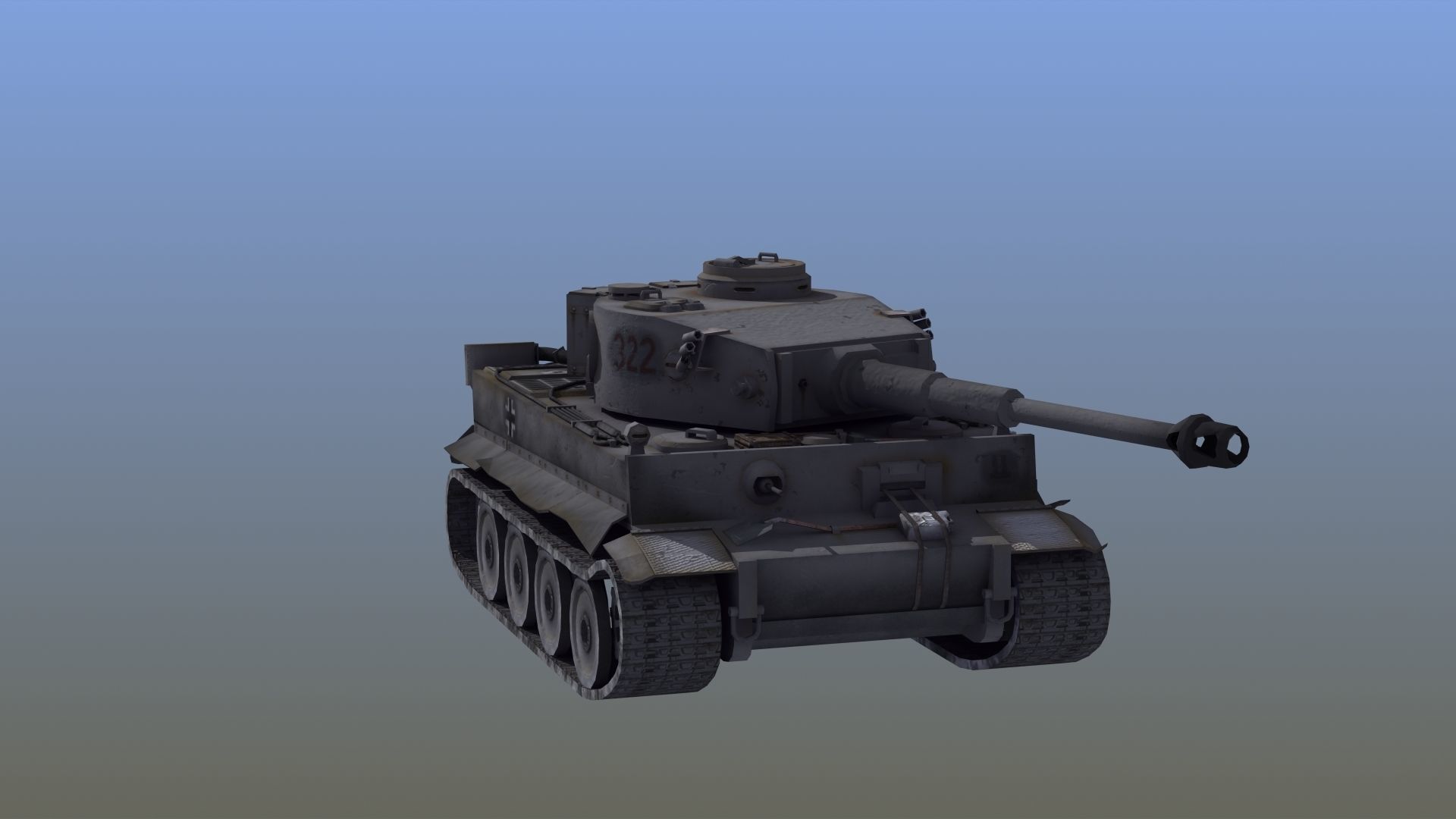 Panzer VI Tiger Tank 3D model | CGTrader