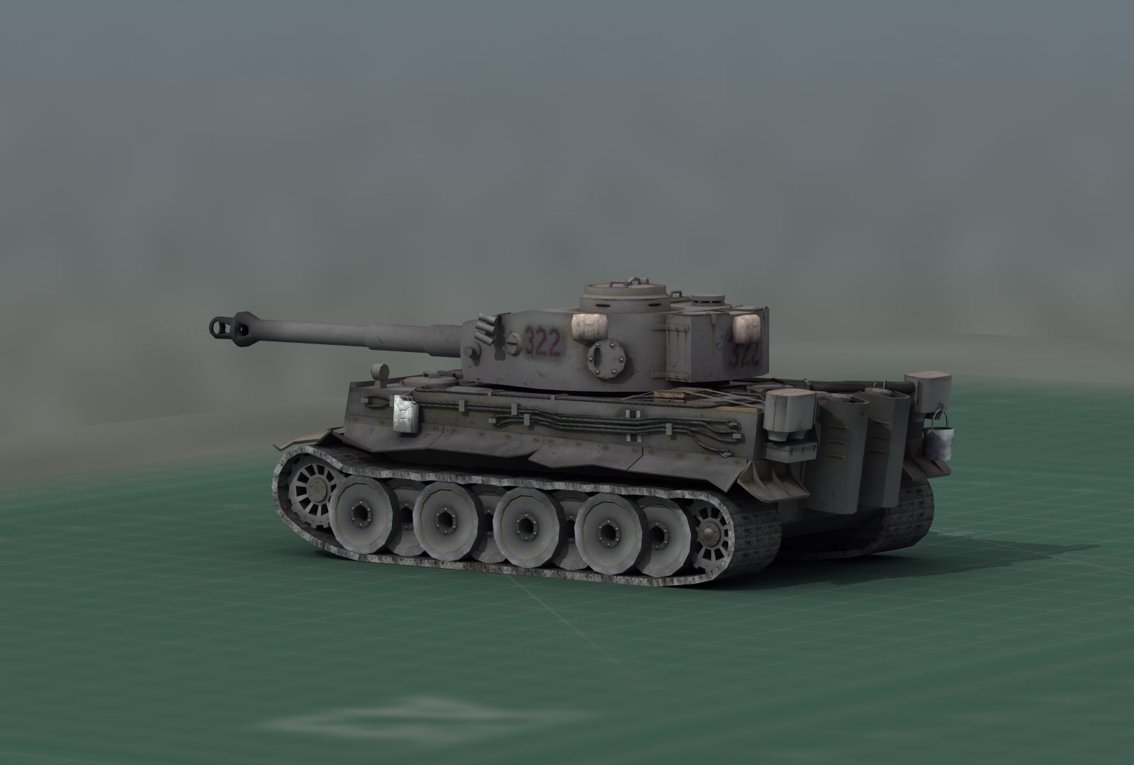 Panzer VI Tiger Tank 3D model | CGTrader