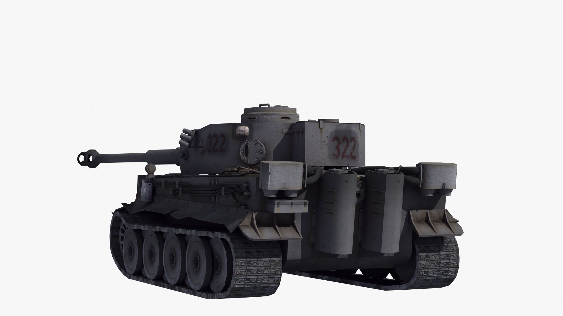 Panzer VI Tiger Tank 3D model | CGTrader