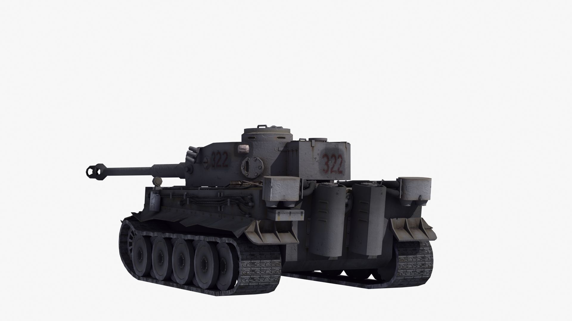 Panzer VI Tiger Tank 3D model | CGTrader