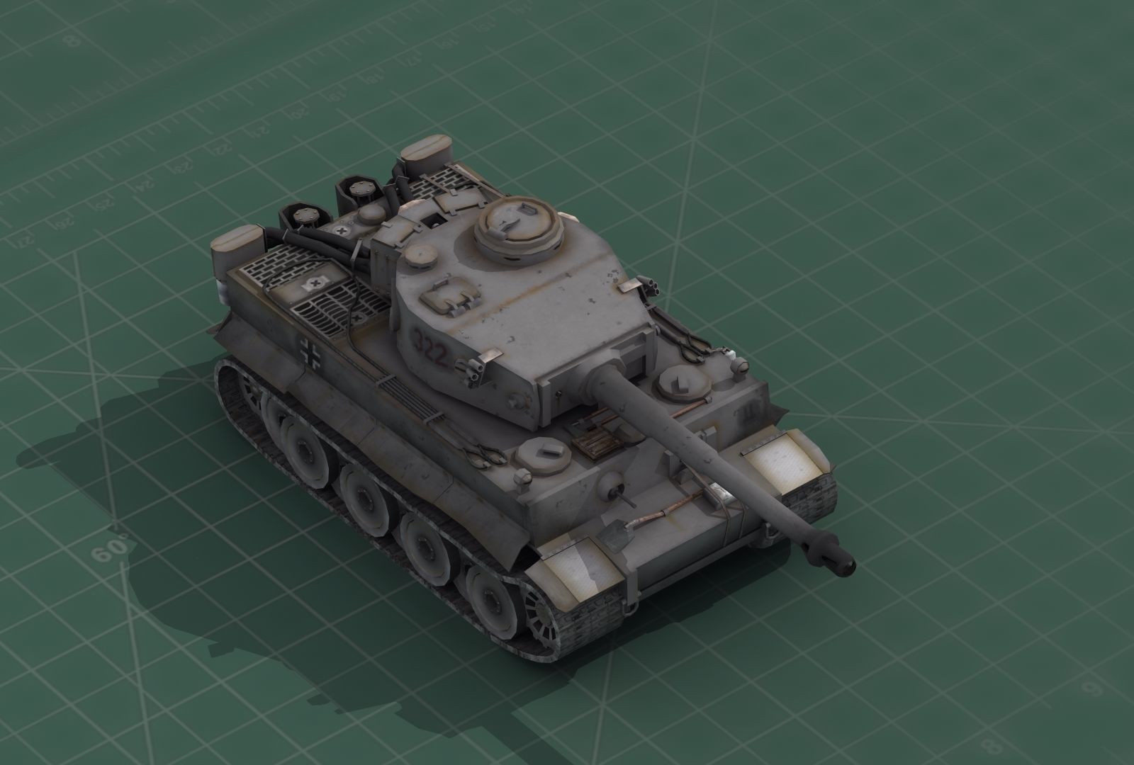 Panzer VI Tiger Tank 3D model | CGTrader