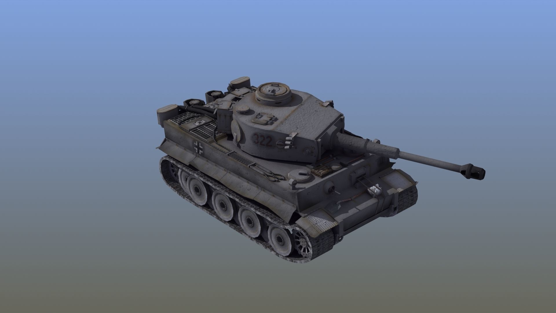 Panzer VI Tiger Tank 3D model | CGTrader