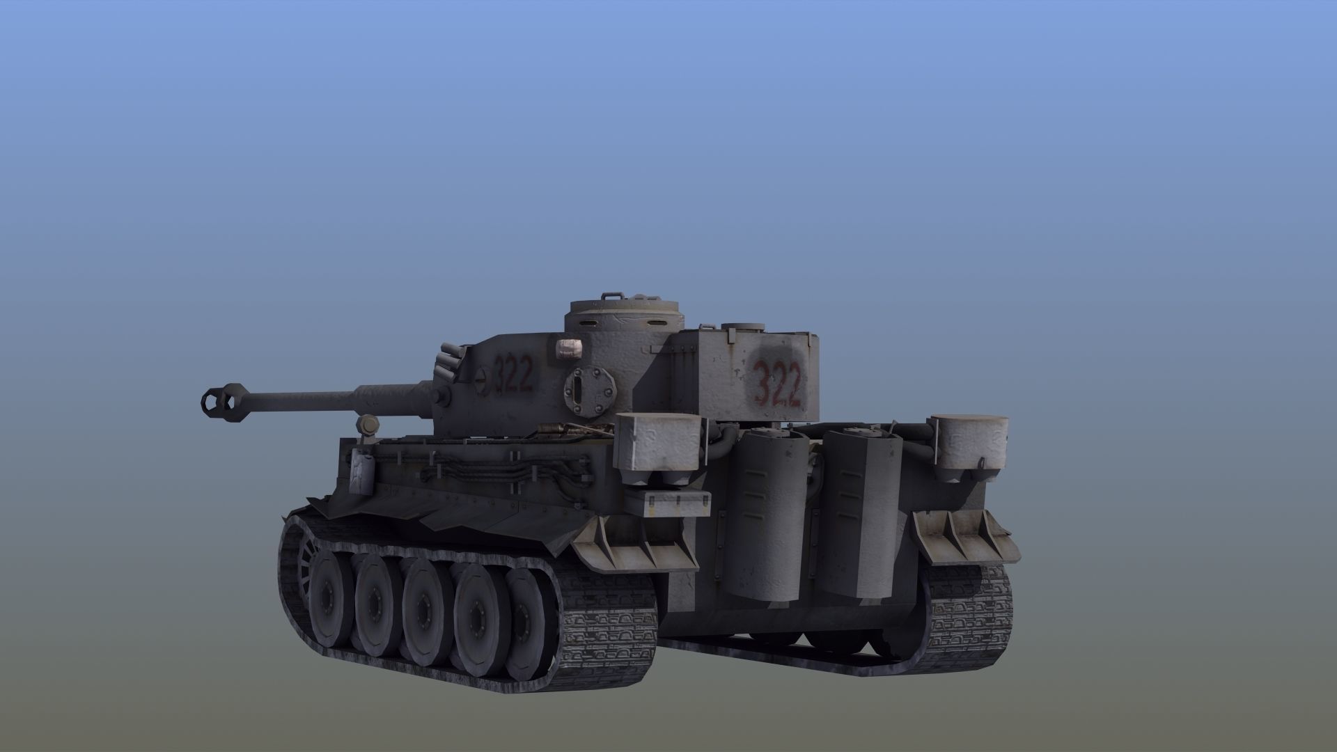 Panzer VI Tiger Tank 3D model | CGTrader