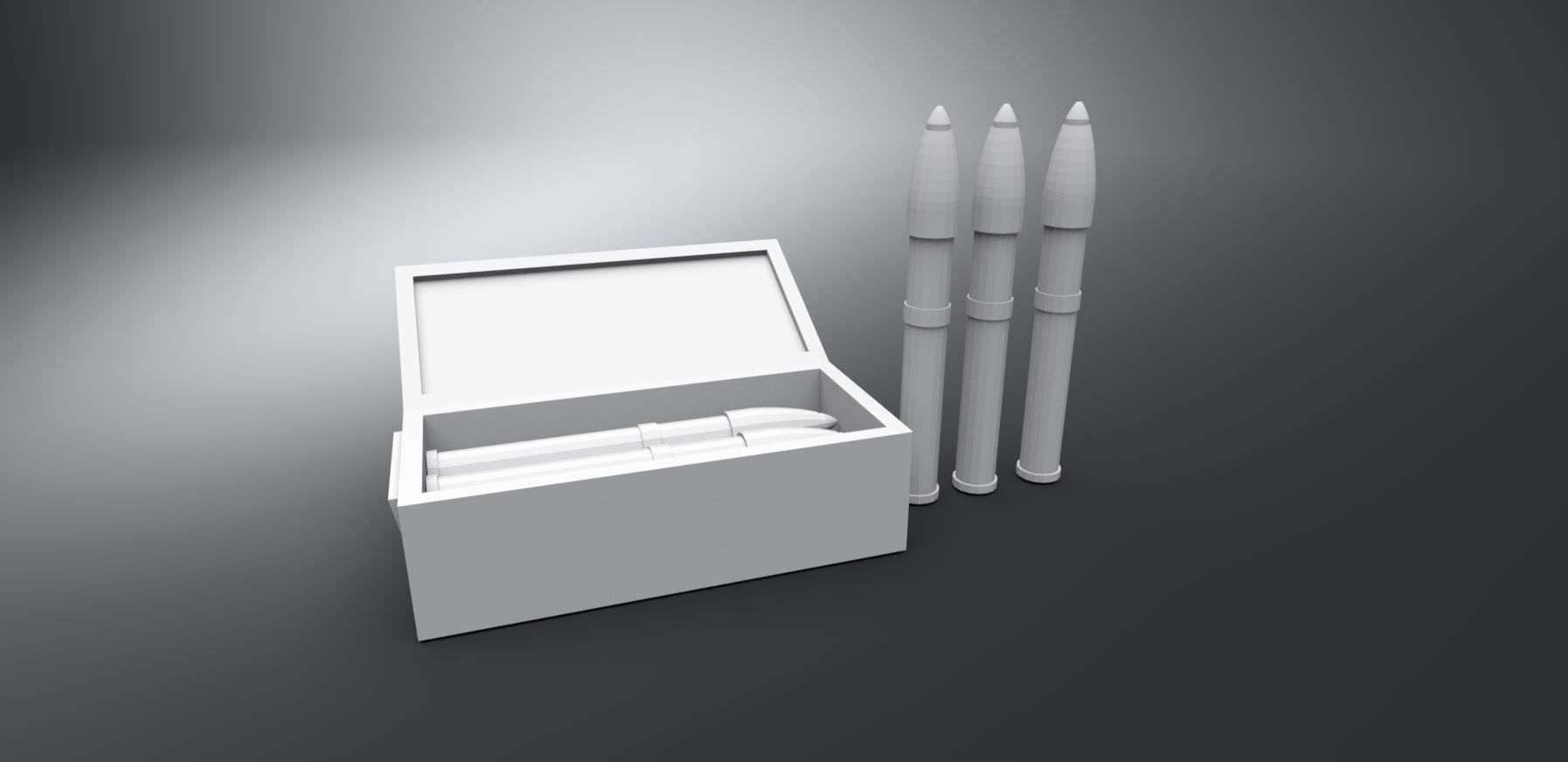 105mm Artillery Shell 3D model 3D printable | CGTrader