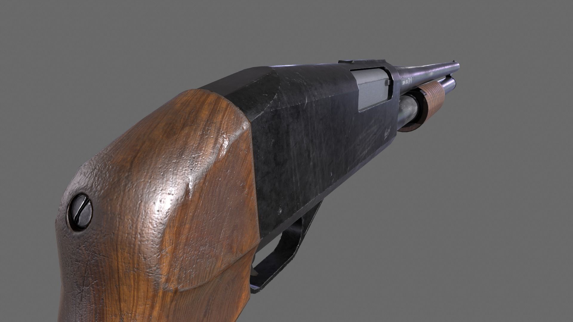 Izh-81 pump shotgun free VR / AR / low-poly 3D model | CGTrader