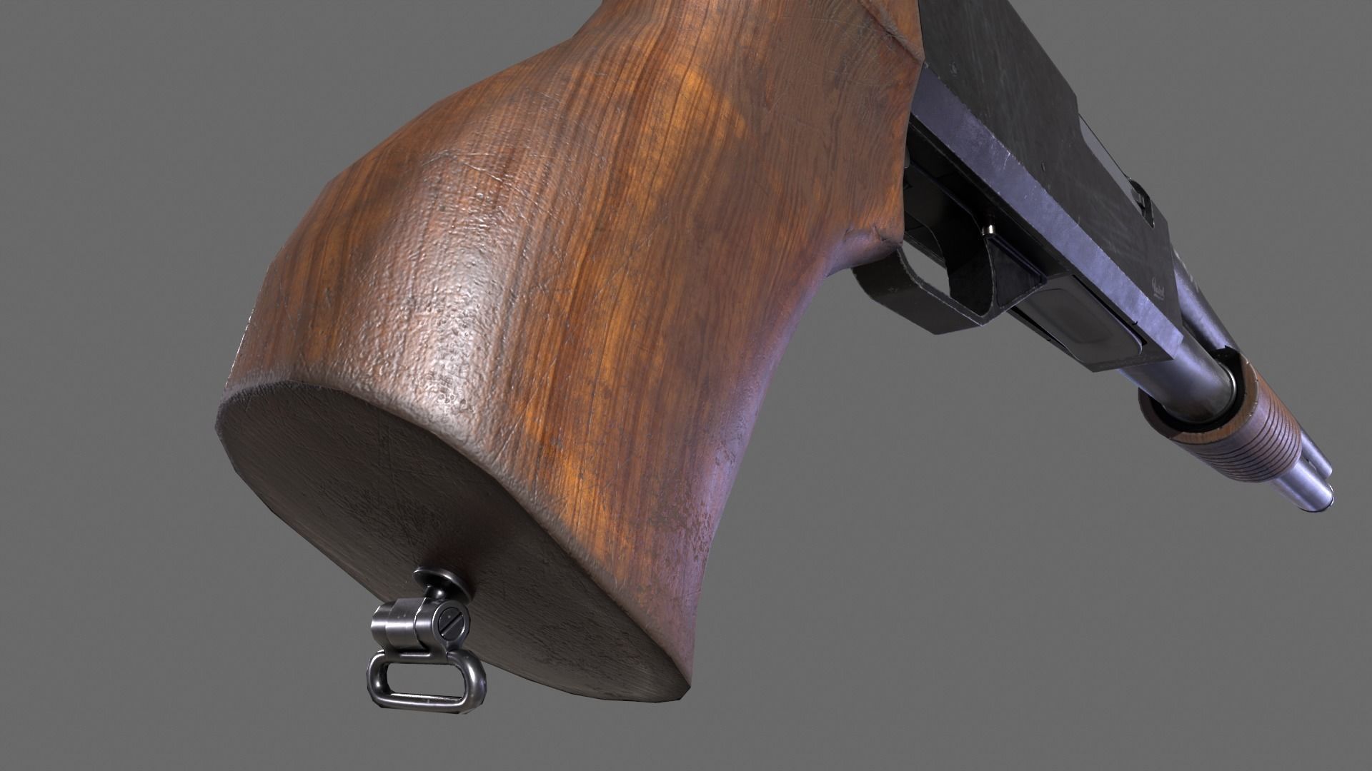 Izh-81 pump shotgun free VR / AR / low-poly 3D model | CGTrader